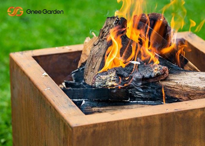 China Customized Corten Steel Curved Fire Pit Manufacturers Suppliers ...